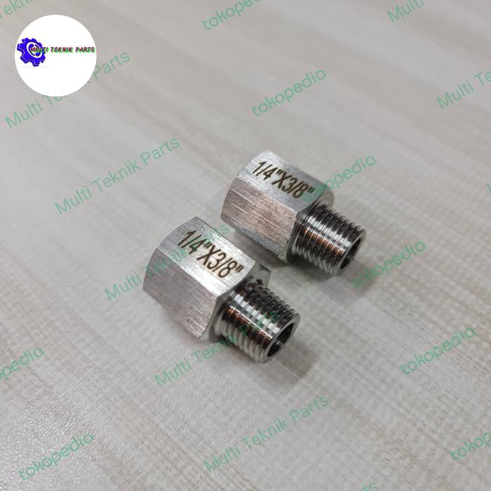 Jual Reducer / Reducing Adaptor Stainless MF 1/4 x 3/8" inch - Jakarta ...