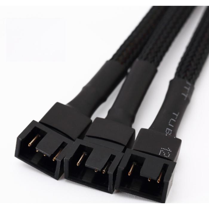 Jual Fan Hub / Splitter 4pin to 3x 4pin Fan Connector PWM Variable ...