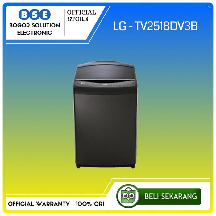 Promo Mesin Cuci 1 Tabung 18Kg LG TV2518DV3B AI DD Top Loading LG 18 Kg Cicil 0% 3x - Kota Bogor ...