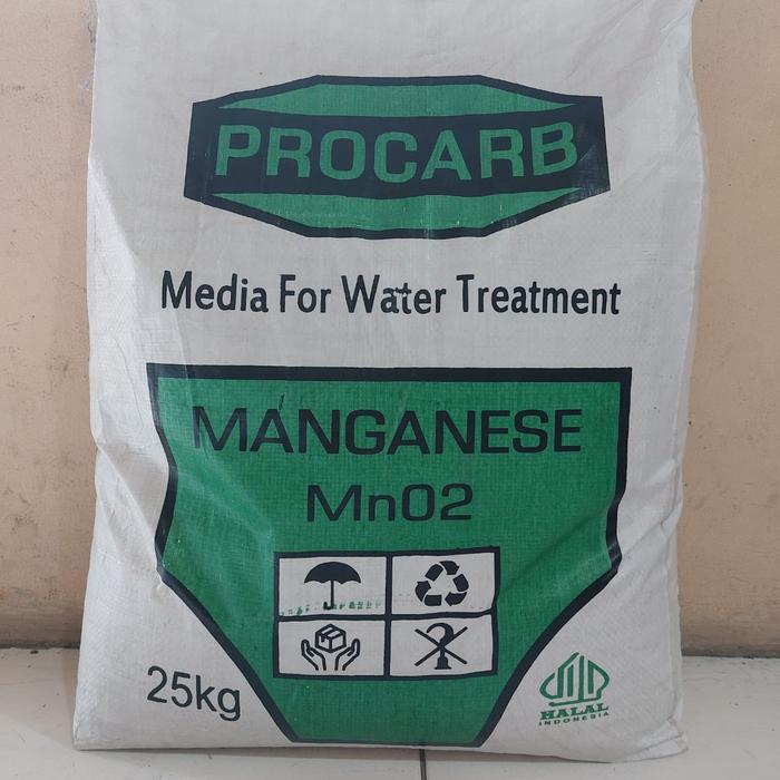 Jual manganese MnO2 PROCARB / media filter air mangan - Jakarta Pusat ...