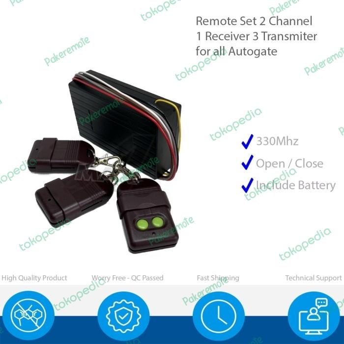 Jual Remote Sliding Gate Autogate Pagar Gerbang Otomatis 2 Channel ...
