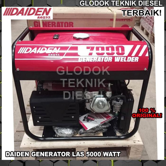 Jual Daiden Genset Las Generator Welder Type 7000 5000 WATT Bensin ...