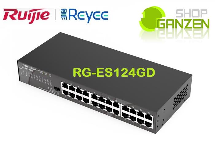 Jual Ruijie Reyee RG-ES124GD 24 Port Gigabit Metal Casing Unmanaged ...