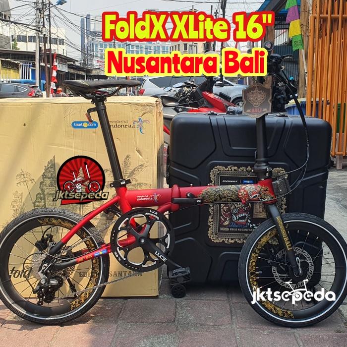 Jual Sepeda Lipat FoldX XLite 16inc Edisi Nusantara Bali - Jakarta ...