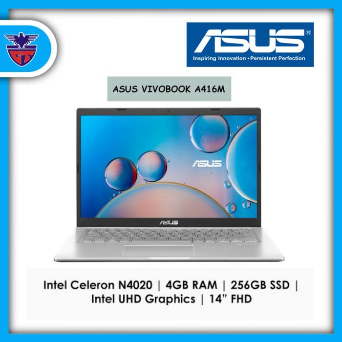 Jual laptop asus vivobook A416M 4/256gb 14" celeron N4020 - Kota ...