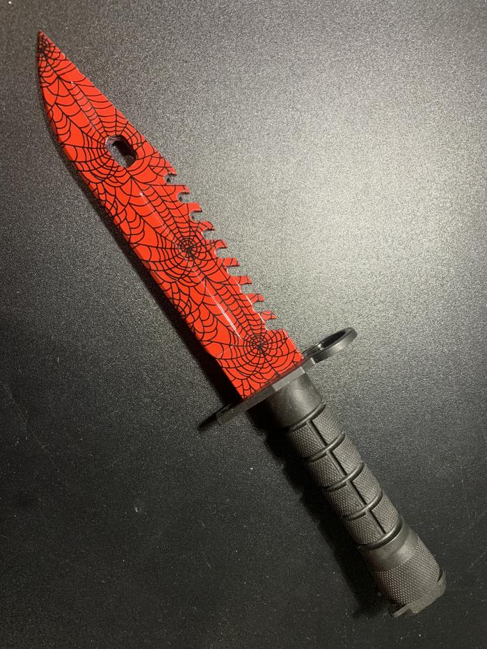 Jual M9 Bayonet Crimson Web CSGO CS GO Bayonet Knife Crimson Web Tumpul - Kota Surabaya ...