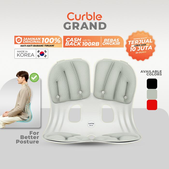 Promo Curble Posture Chair Grand - Grey Cicil 0% 3x - Jakarta Timur ...