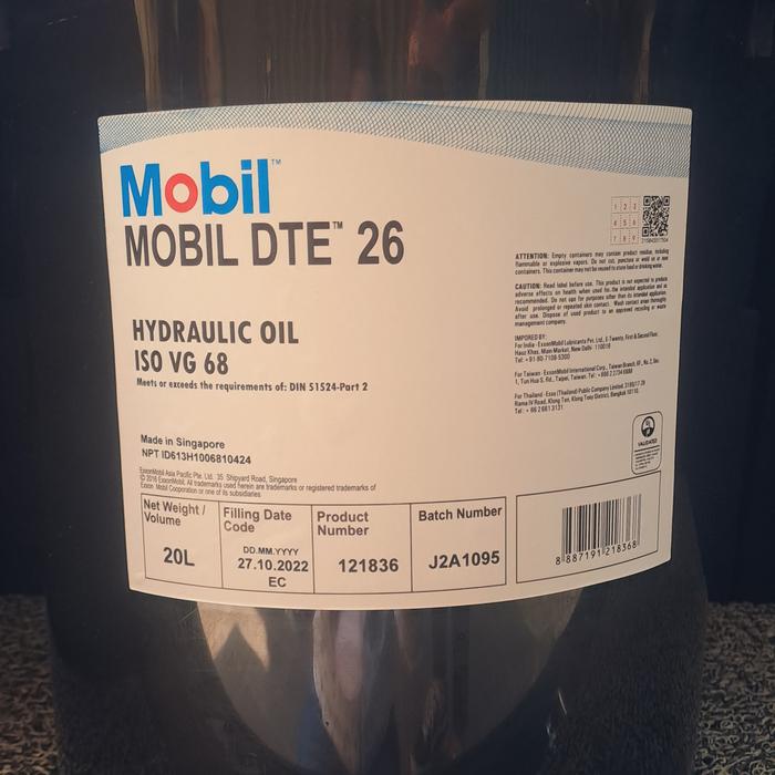 Jual MOBIL DTE 26 ISO VG 68 HYDRAULIC OIL (BARANG READY STOK) - Jakarta ...