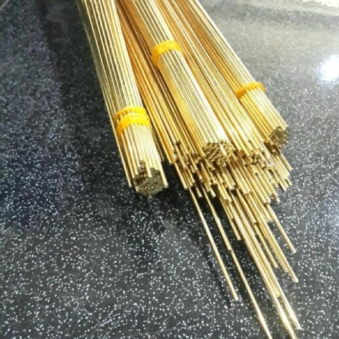 Jual kawat las kuningan ukuran tebal 2mm x 1mtr / 1 btg - Jakarta Barat ...