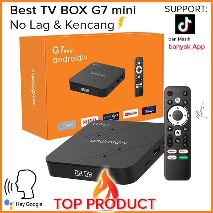 Jual Tv Box 4k Android G7 Mini Pro Voice Smart Tipi Suara Monitor ...