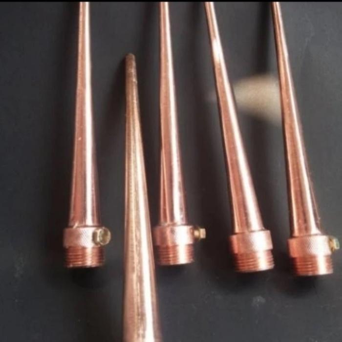 Jual pucuk Anti petir splitzen tembaga 3/4 X 60cm penangkal petir ...