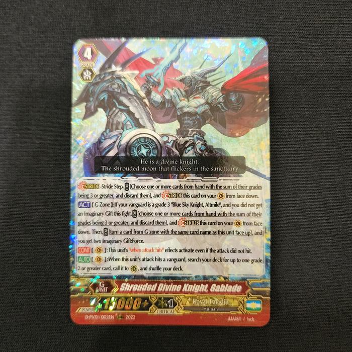 Jual Vanguard Shrouded Divine Knight, Gablade D-PV01/002 EN (RRR) - Kota Surabaya - Hype and ...