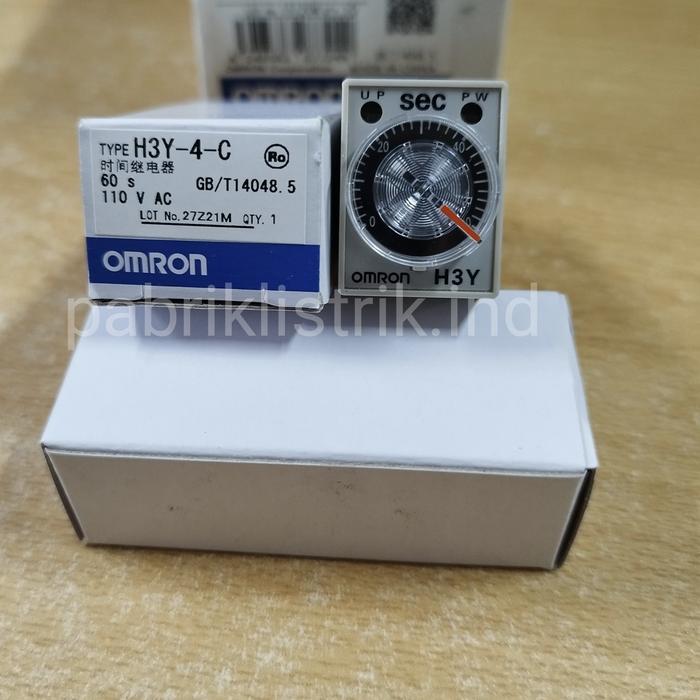 Jual Timer relay H3Y 4 C H3Y4 60s 60 detik 110V AC Omron original - Jakarta Utara ...