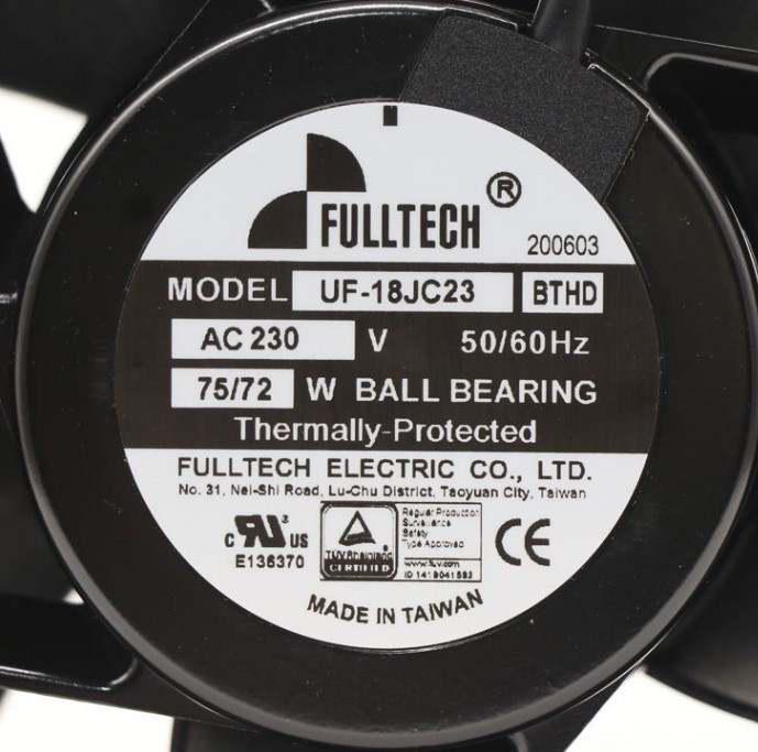 Jual FULLTECH FAN ( ORIGINAL ) UF-18JC23BTHD AC 230V 75/72 W COOLING FAN - Kab. Karawang ...
