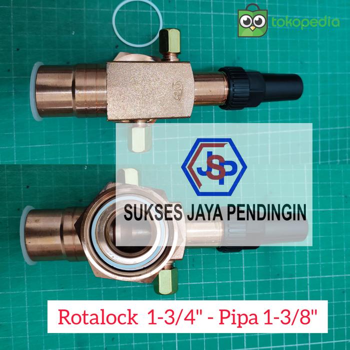 Jual Rotalock Valve 1-3/4" - Pipa 1-3/8" ODF / Rotalock Kompresor ...