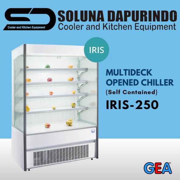 Jual GEA MULTIDECK OPENED CHILLER self contained IRIS-250 / IRIS250 - Kota Surabaya - Soluna ...
