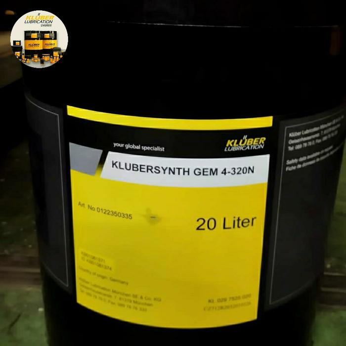 Jual KLUBERSYNTH GEM 4-320 N OIL ORIGINAL GERMANY - Jakarta Barat ...