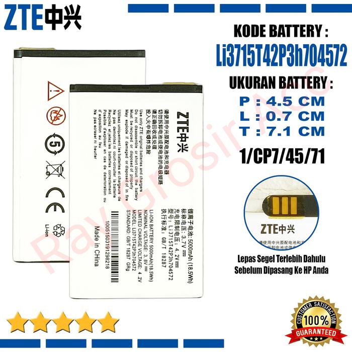 Promo Baterai Original BOLT ZTE MF90 MF91 MF 90 MF 91 ...