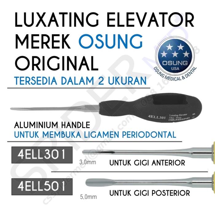 Jual Luxating Elevator Osung Ultra Sharp Dental Bein Ekstraksi Gigi Luxator - Jakarta Barat ...