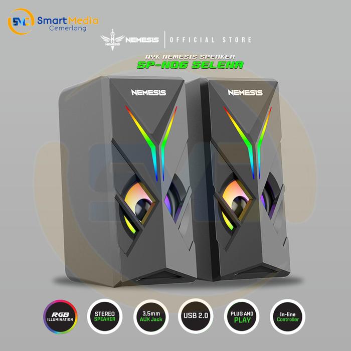 Jual Speaker Gaming 2.0 Stereo RGB NYK Nemesis SP-N06 Selena - Kota Makassar - Smart Media ...