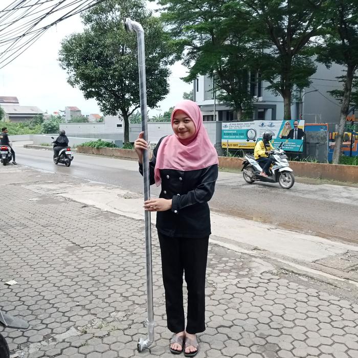 Jual Hand Railing Stainless 1m Railing Kolam Renang Pipa 1,5 in Tebal 1 ...