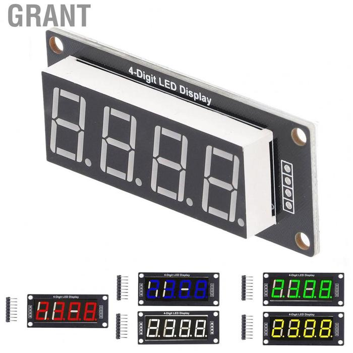 Jual Ms Grant 4Pcs Segment Digital Module 4 Bits 7 Segments PCB Clock ...