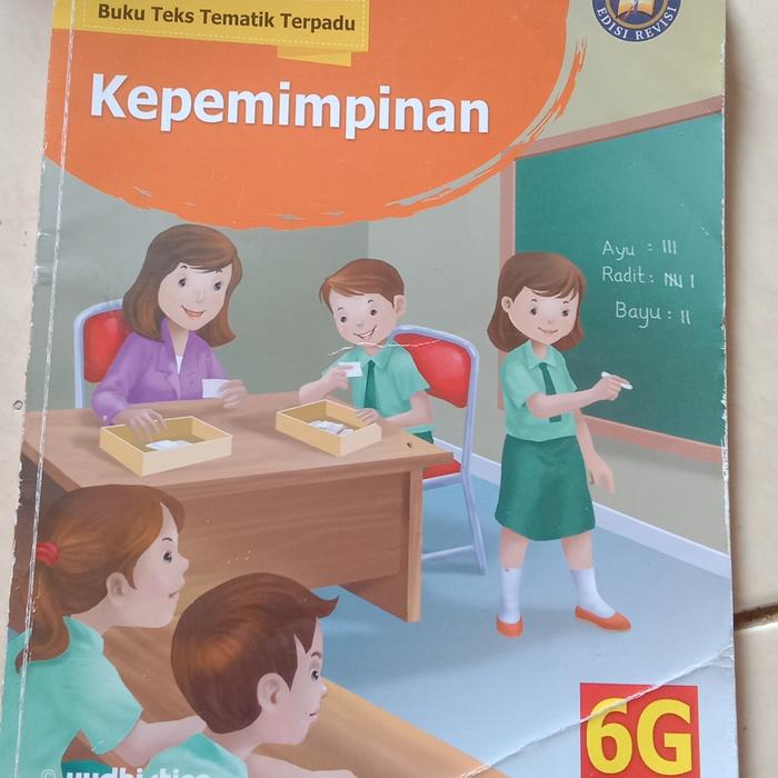 Jual teks tematik terpadu 6g untuk SD kelas 6 k13 revisi pbt Yudhistira - Kota Tangerang - tb ...