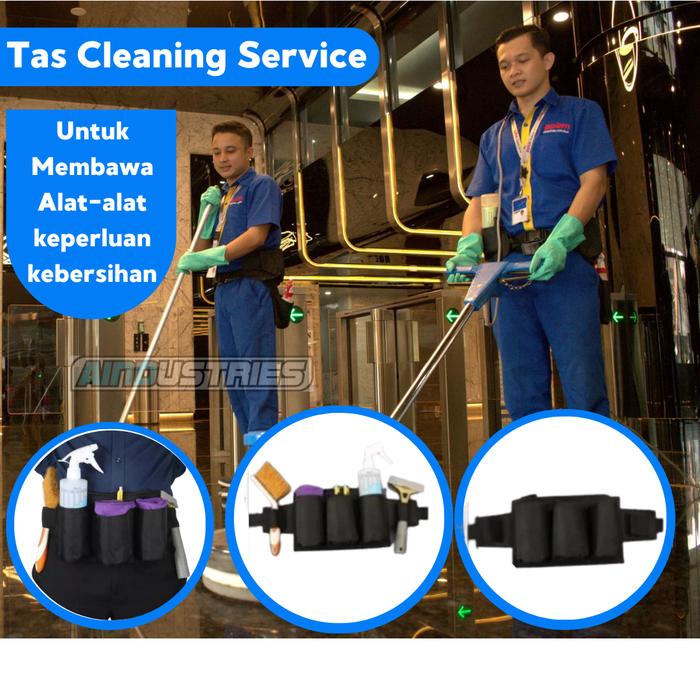 Promo Tas Sabuk Pinggang Peralatan Cleaning Service Kebersihan House ...