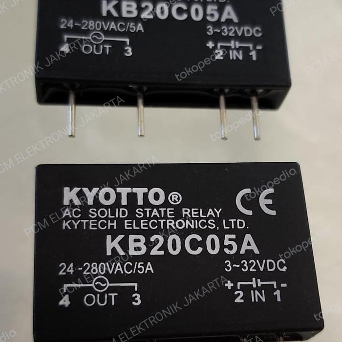 Jual ssr solid state relay kyotto kyoto kb20c05a 5a 5ampere 5 ampere ...