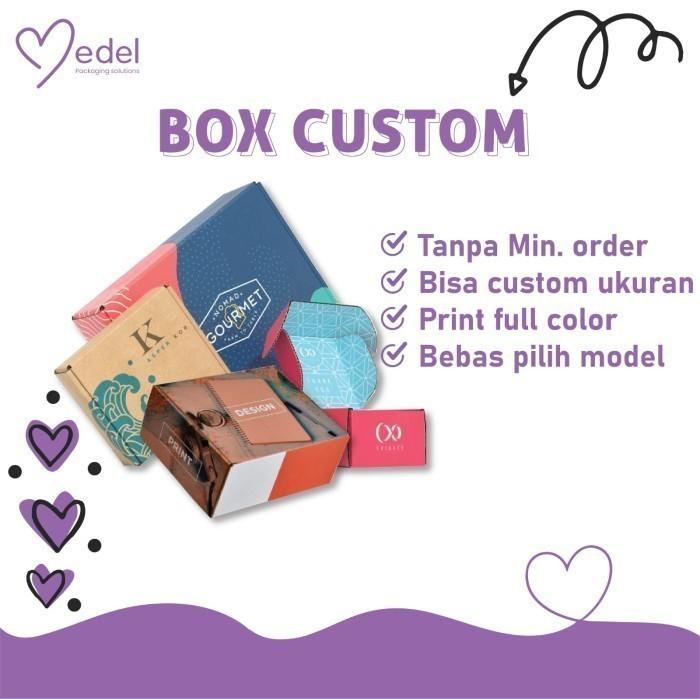 Jual Box Kardus Premium (28x28x10 cm) Custom Packaging Cetak FULL COLOR ...