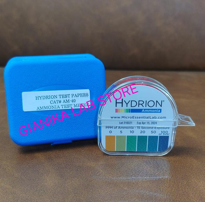 Jual Hydrion AM-40 Ammonia Test Paper Uji Tes Amoniak AM40 Tes Cepat ...