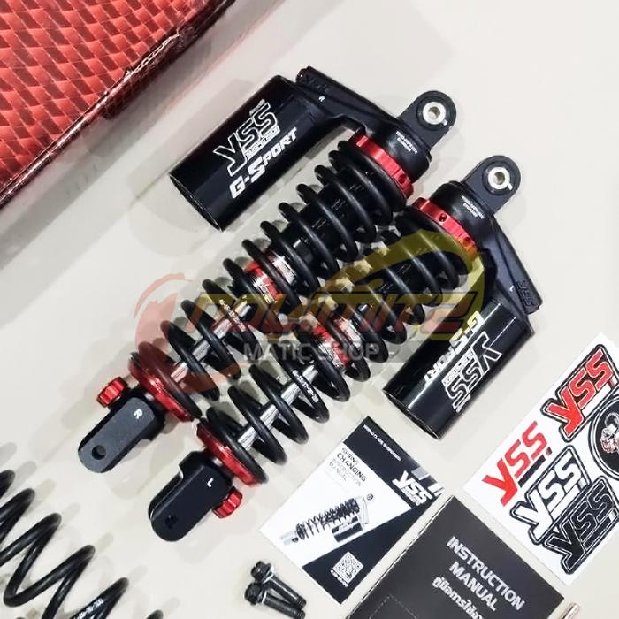 Jual Shock YSS G Sport Smooth Black Series 305mm Aerox 155 NEW NMAX ...