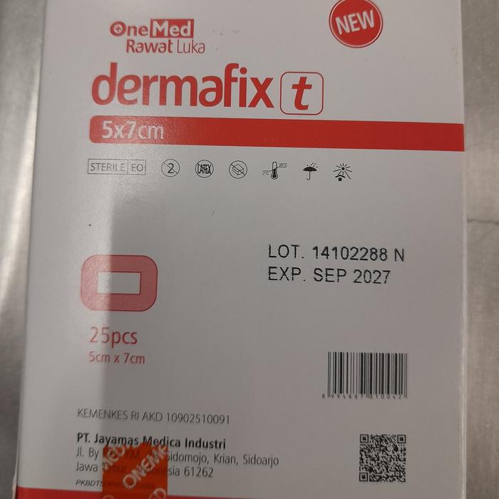Jual Plester,Plester Transparan,Plester Anti Air Dermafix T 5x7cm isi ...