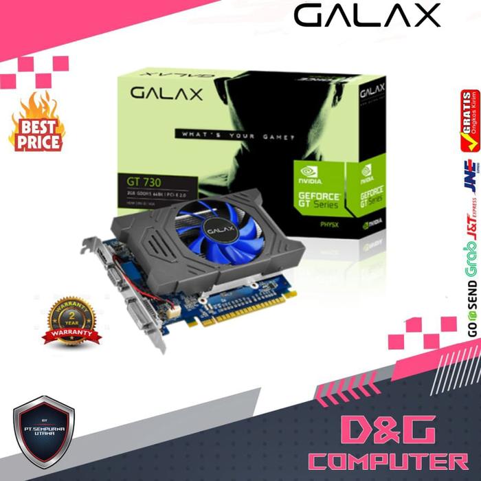 Jual GALAX Geforce GT 730 4GB DDR3 128Bit - Jakarta Pusat - DnGITOnline | Tokopedia