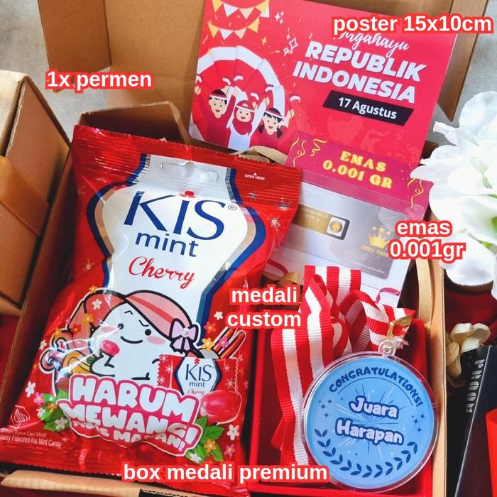 Jual Hadiah Lomba 17 Agustus / Hampers Medali Lomba - Set D, Juara 3 ...