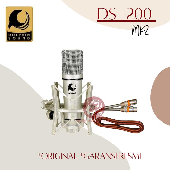 Jual Dolphin Sound DS200 Microphone Condenser Microphone Recording ...