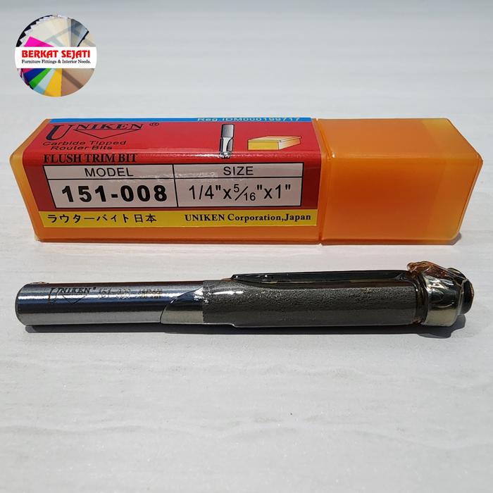 Jual Mata Profil Router Bits 151-008 (8mm) FLUSH TRIM BIT BEARING Pisau ...