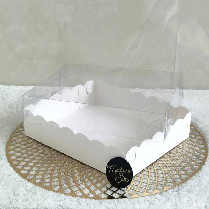 Promo BOX MIKA PUTIH - DUS BOLU - KOTAK PUDDING 25x20x6 - Jakarta Utara ...