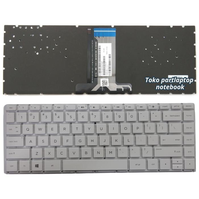 Jual Keyboard Laptop HP 14S-DK0074AU 14S-DK0073AU Notebook - Putih ...