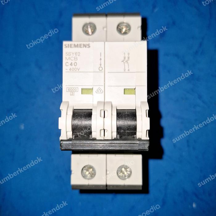 Jual SIEMENS MCB 2P 40A 5SY6 240-7 MINI CIRCUIT BREAKER PANEL BOX MCB ...
