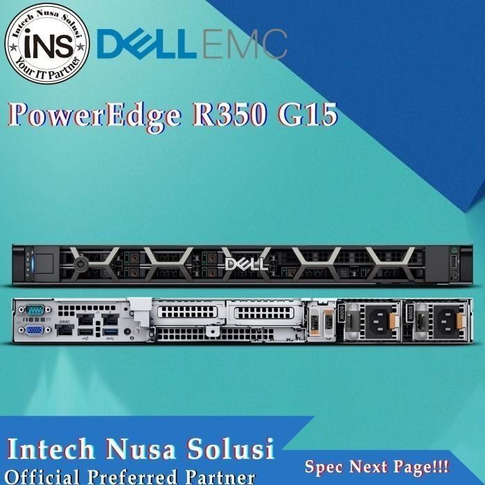 Jual DELL Server PowerEdge R350 G15 Xeon E-2334G 32GB 2x960GB SSD SATA ...