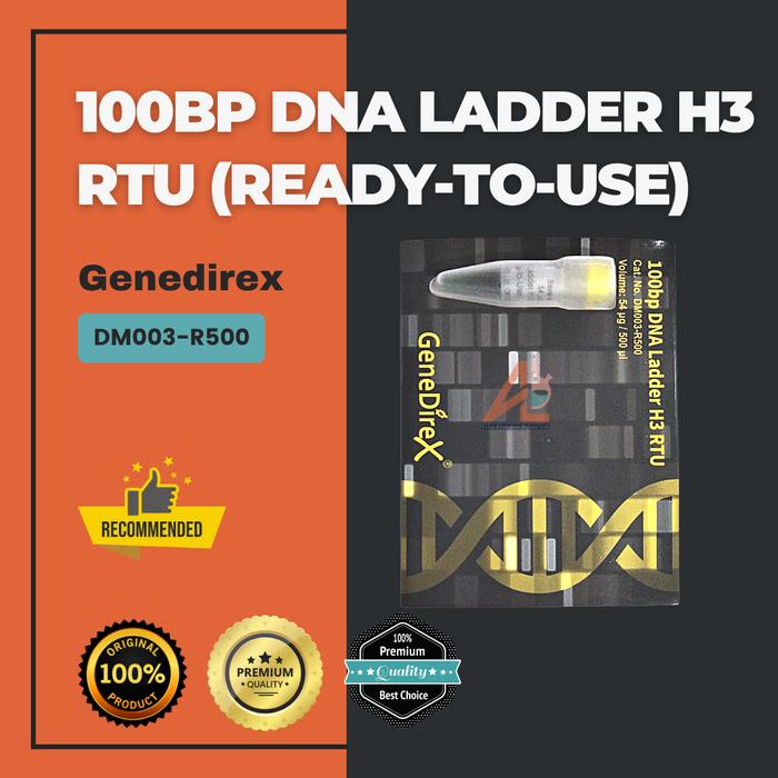 Jual 100bp DNA Ladder H3 RTU (Ready-to-Use) - Kab. Bogor - Toko Alat dan Bahan Lab | Tokopedia