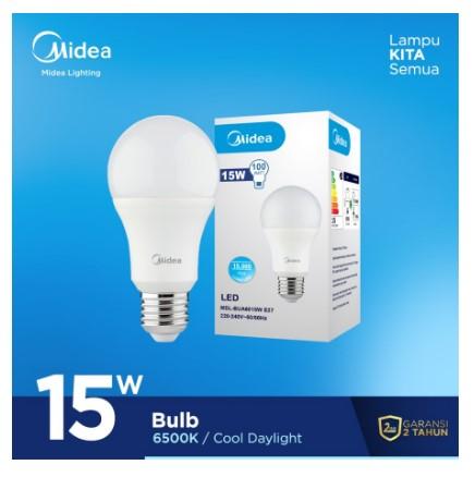 Jual Lampu Bulb Led Midea 15 Watt Putih 6500K - Putih - Kota Tangerang ...