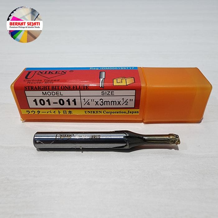 Jual Mata Profil Router Bits 101-011 (3mm) STRAIGHT BIT 1 MATA Pisau ...