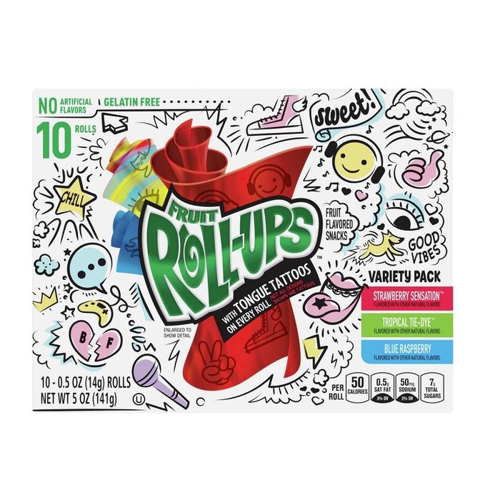 Jual FRUIT ROLL-UPS VARIETY PACK | PRODUCT OF USA | PERMEN | CANDY ...