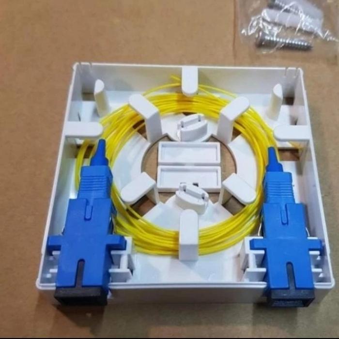 Jual roset 2 core lengkap pigtail dan adapter sc upc - Kota Bekasi ...