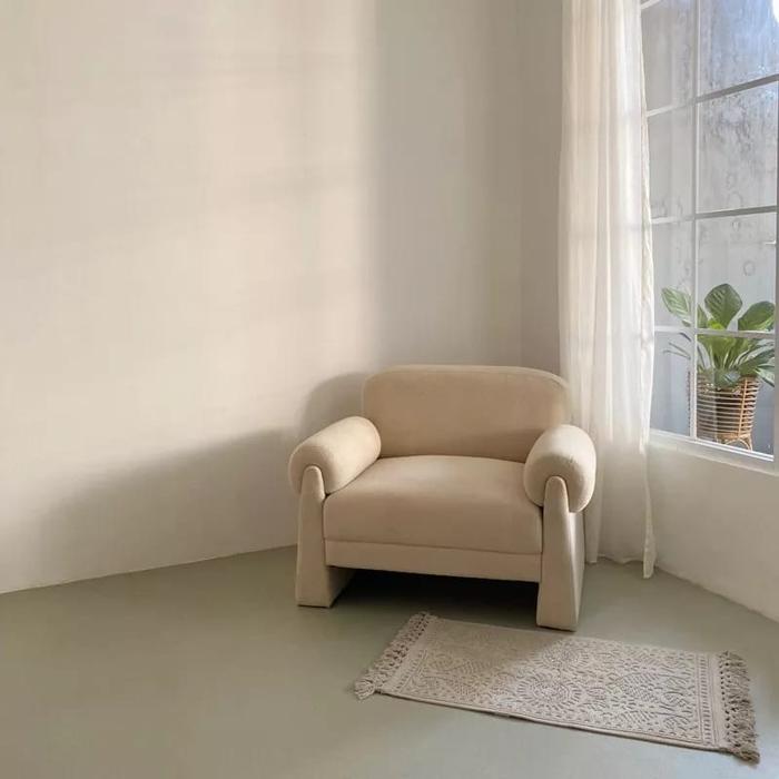 Jual JENNIE ARM CHAIR - Kursi Sofa Berlengan Bulat Empuk Korea ...