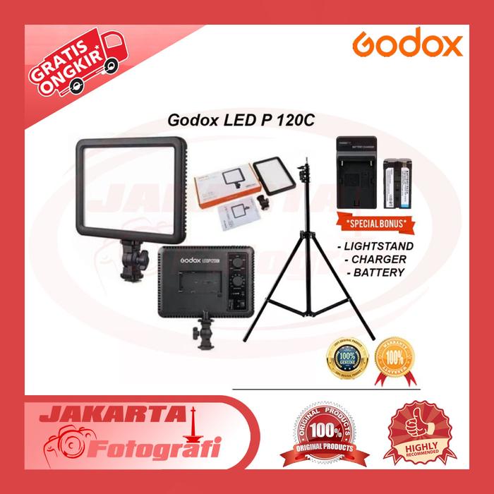 Jual Godox Led 120C / Godox LED120 C / Godox LED P120 C / Godox LEDP120C - STANDARD BOX ...