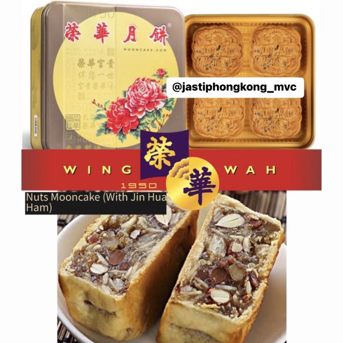 Jual Wing Wah Nut With Jin Hua Han Mooncake | Wingwah Hongkong Kue ...