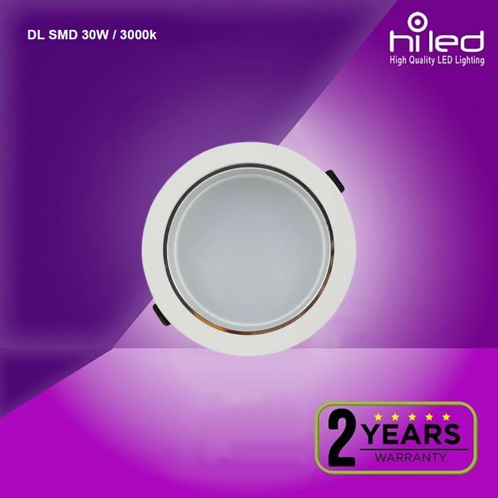 Jual HILED / Downlight SMD / Lampu 30 Watt / Kuning 3000K / Hemat ...